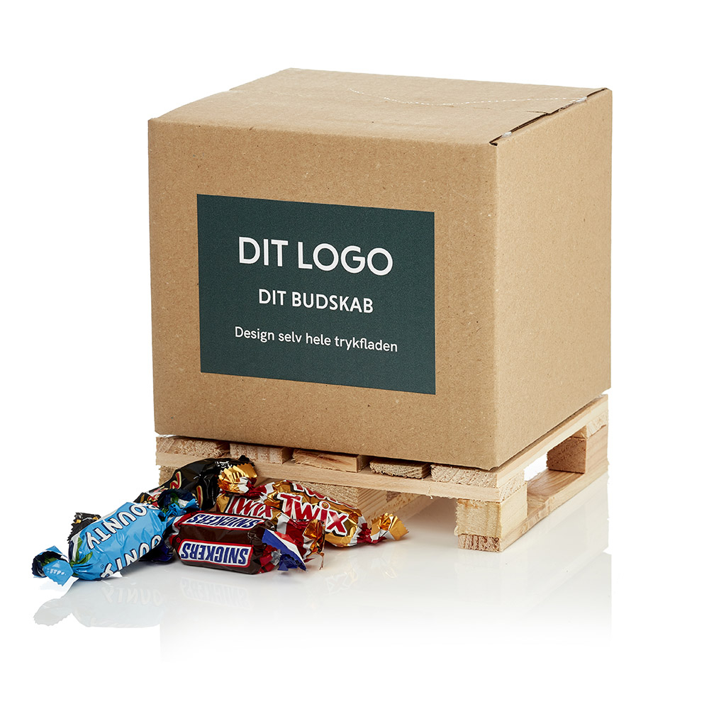 1/2 Palle æske m/miniaturemix 1000g - Palle æske halv palle - Func, en ...